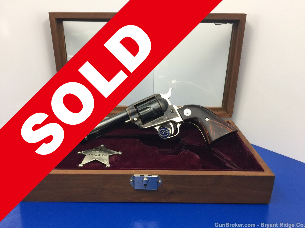 Colt SAA Arizona Ranger Commemorative .22lr 5.5" *EXCEPTIONAL ONE OF ...