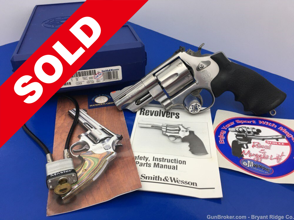 1996 Smith & Wesson 629-4 Trail Boss .44 Mag Stainless *1 OF ONLY 500 ...