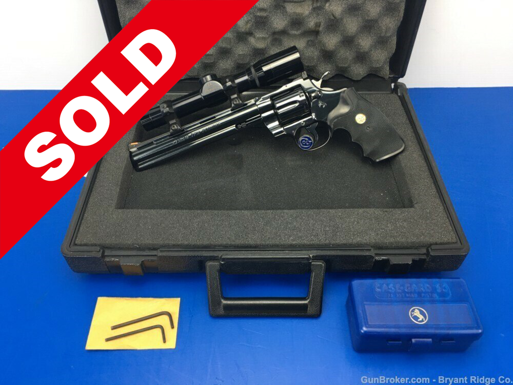 1988 Colt Python Ten-Pointer .357 Mag *EXTREMELY RARE 1 OF 250 EVER ...