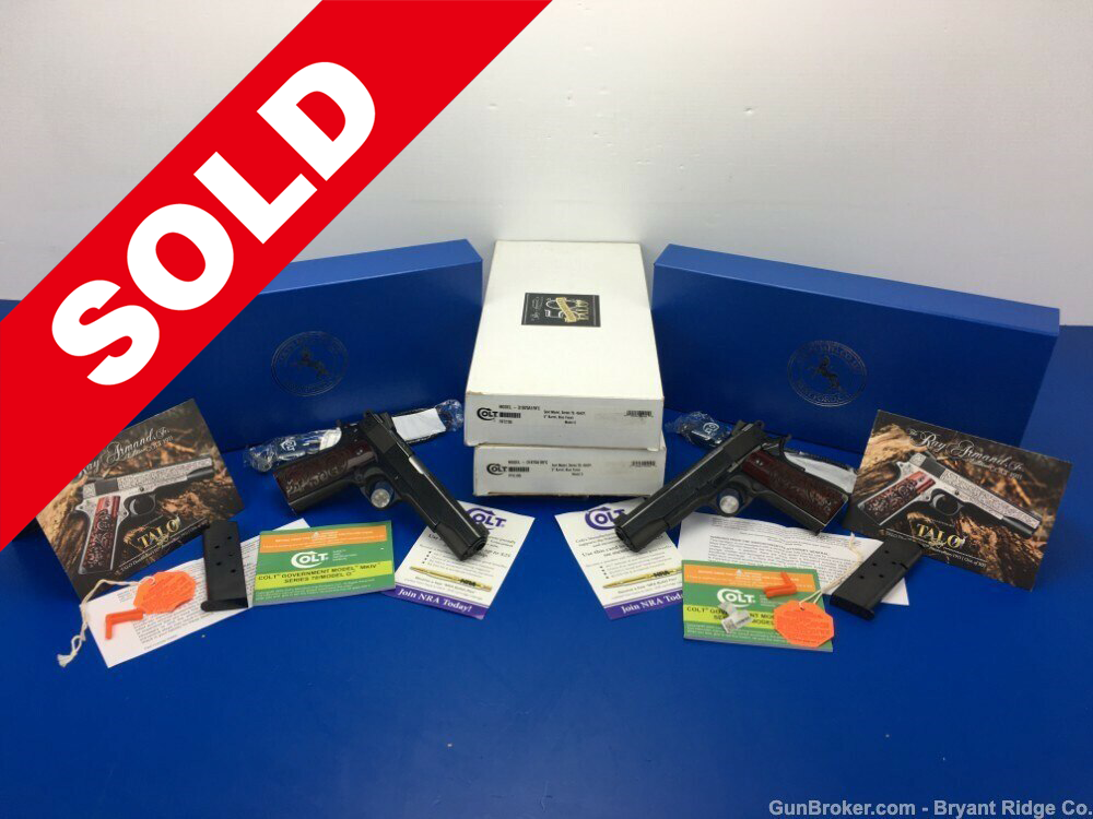 Colt Ray Armand 1911 Talo Exclusive .45 Acp *CONSECUTIVE SERIAL NUMBER ...