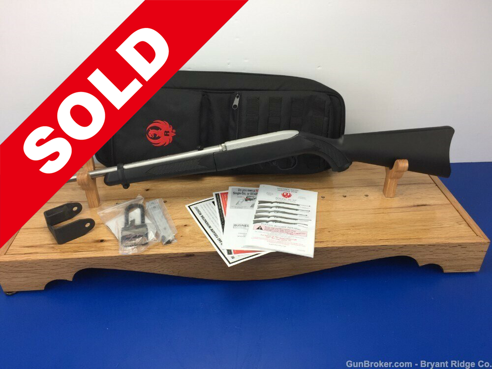 2012 Ruger 10/22 Takedown .22 LR 18.5" *WITH FITTED BACKPACK STYLE BAG ...