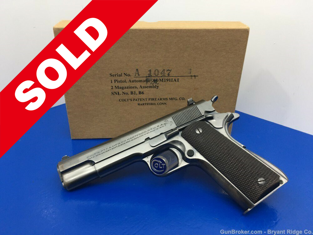 1931 Colt Ace .22 LR *RARE FIRST YEAR PRODUCTION - LOW SERIAL NUMBER ...