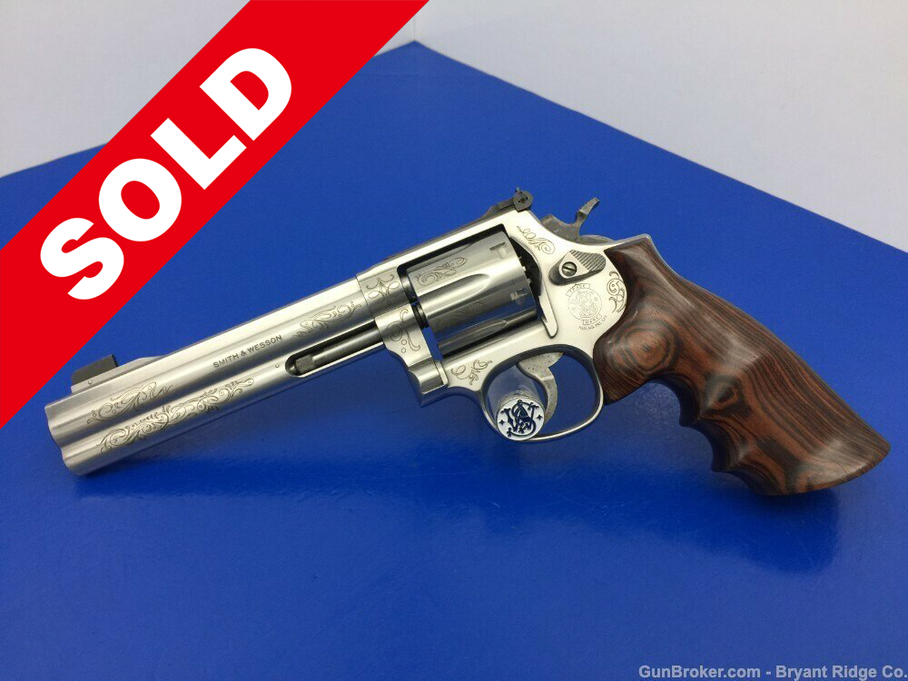 1998 Smith Wesson 686-5 Ported & Engraved .357 Mag *PRE LOCK MODEL ...