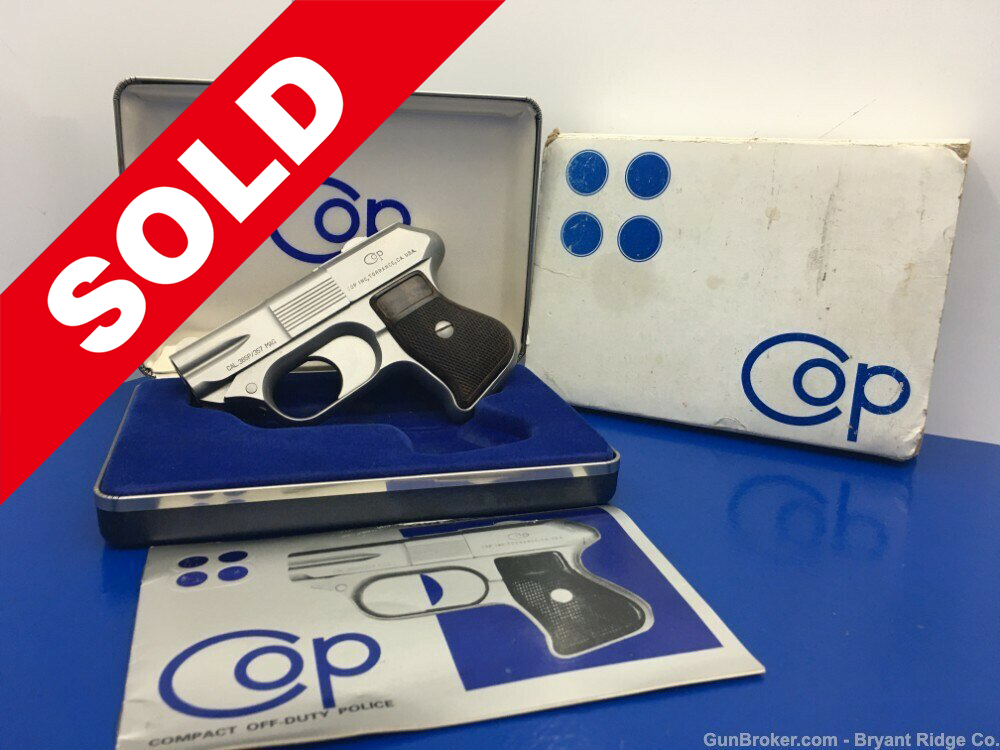 COP Inc Compact Off Duty Police Derringer .357 / .38 QUAD BARREL DESIGN ...