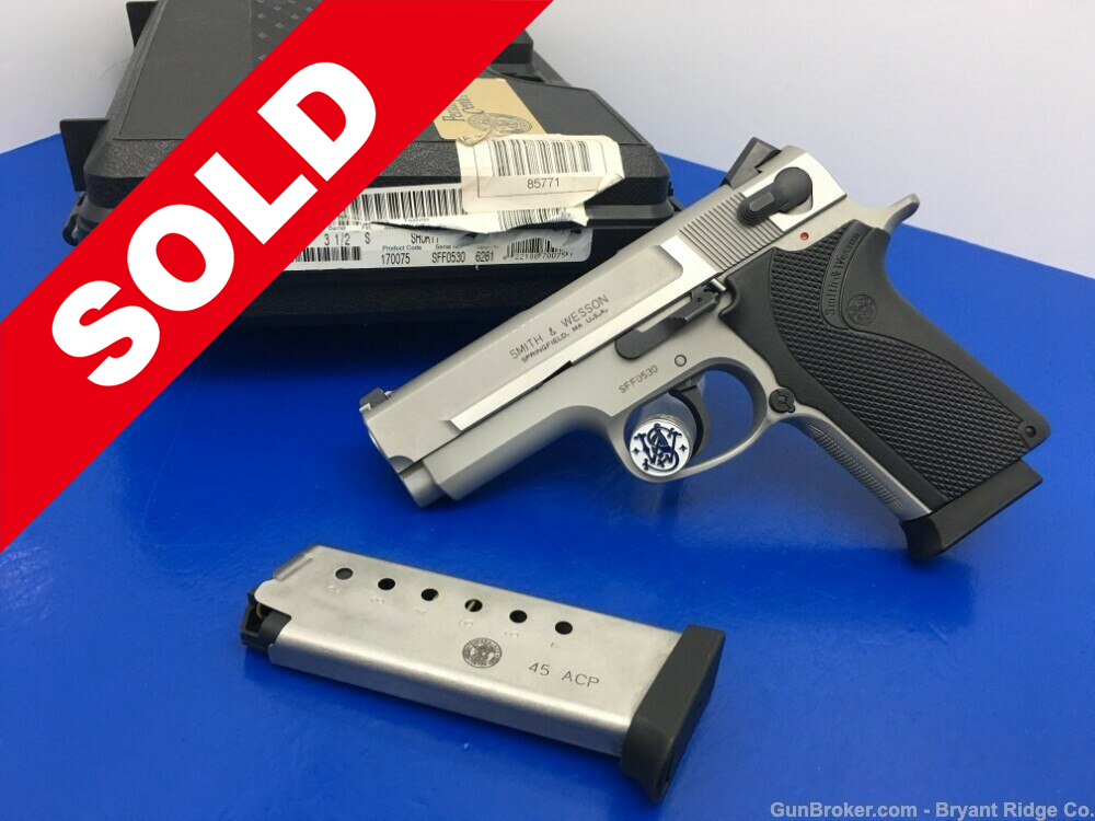 1996 Smith Wesson Shorty Lew Horton 45 Acp 3.5" *ONE OF ONLY 662 EVER ...