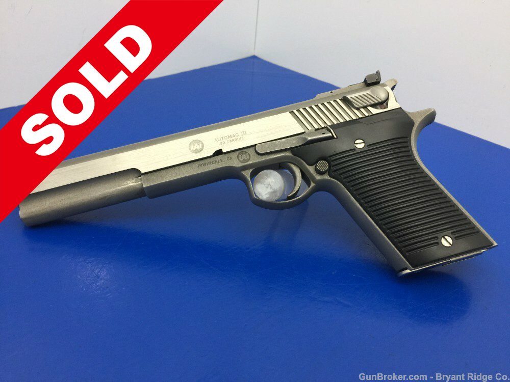 IAI Automag III .30 Carbine Stainless 6.3" *LIMITED PRODUCTION EXAMPLE ...