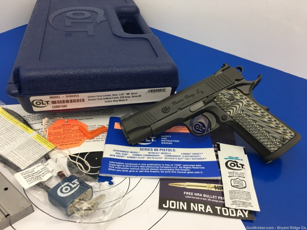 *SOLD* 2021 Colt Custom Carry Limited 9mm 4.25" *STUNNING COLT CUSTOM ...