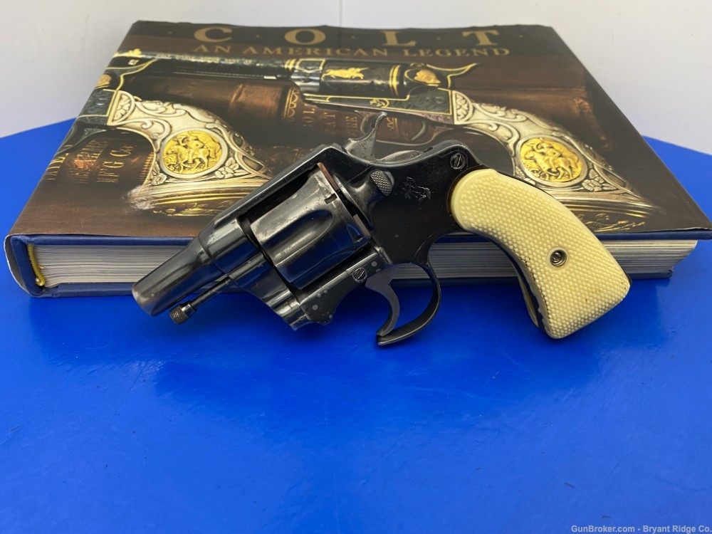 *SOLD* 1917 Colt Police Positive .38 Spl *ULTRA RARE FITZGERALD CUSTOM ...