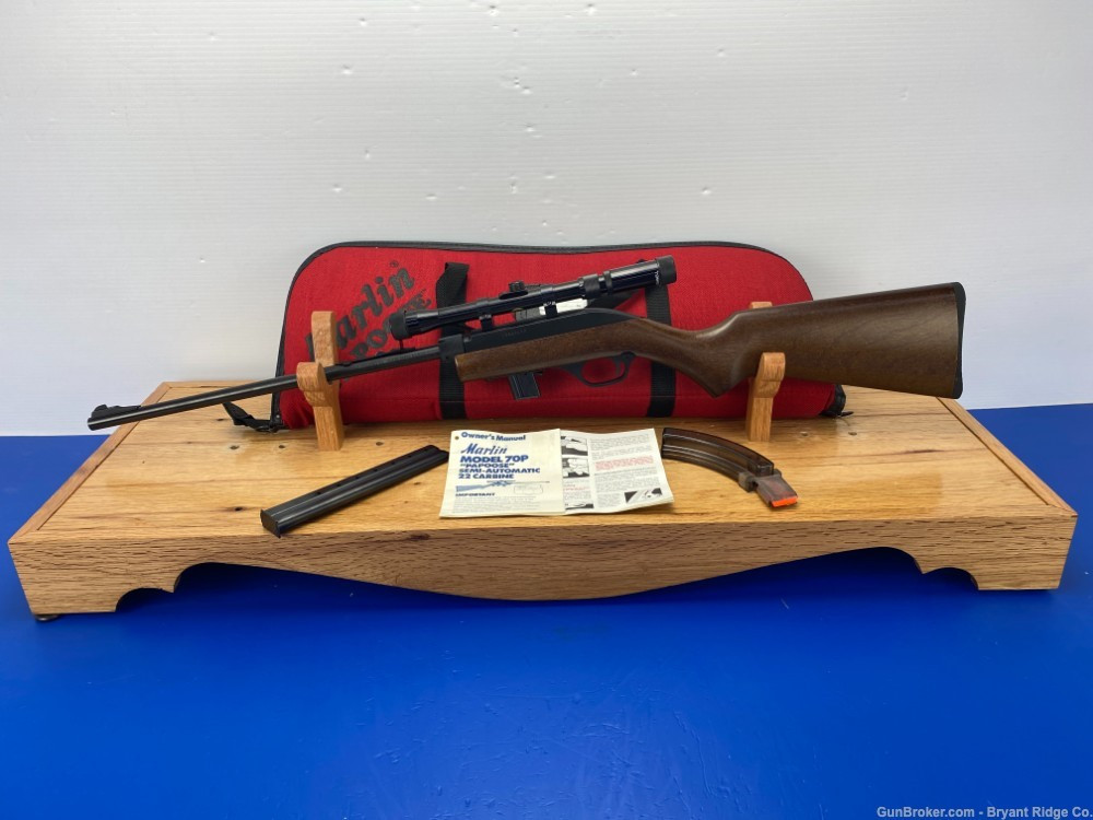 *SOLD* 1987 Marlin 70P .22 LR Blue *SECOND YEAR OF PRODUCTION MODEL ...