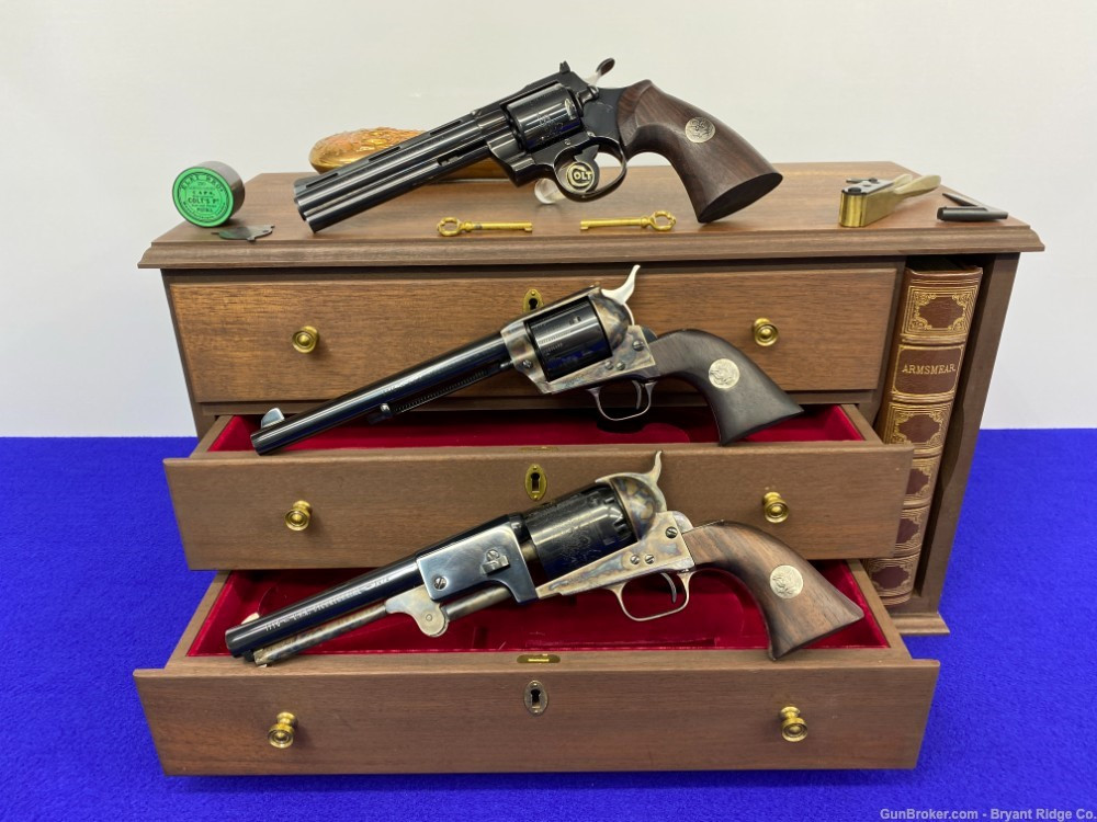 *SOLD* 1976 Colt 1776-1976 Bicentennial Set *DRAGOON, SINGLE ACTION ...