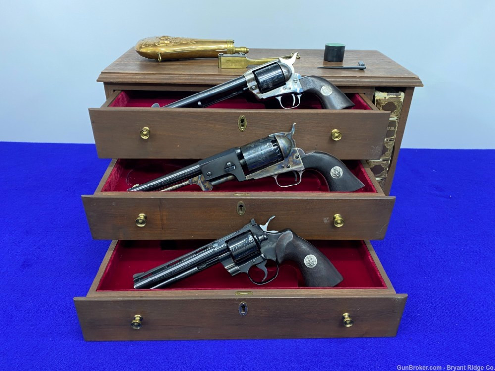 *SOLD* 1976 Colt 1776-1976 Bicentennial Set *DRAGOON, SINGLE ACTION ...