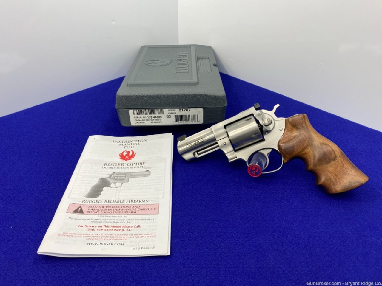 *SOLD* 2017 Ruger GP100 .44 S&W Special Stainless *LIMITED TALO EXCLUSIVE MODEL* - Bryant Ridge