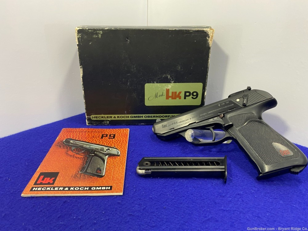 *SOLD* Heckler&Koch P9S 7.65x21 Blue 4" *RARE CALIBER ONLY 600 UNITS ...