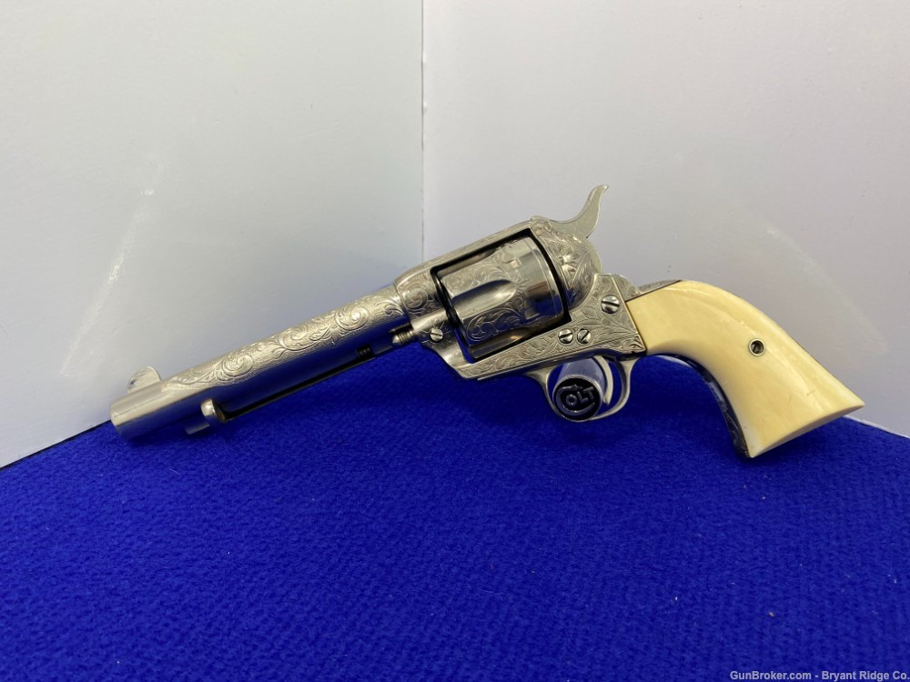 *SOLD* 1899 Colt Single Action Army .45colt Nickel 5.5" *VINTAGE MASTER ...