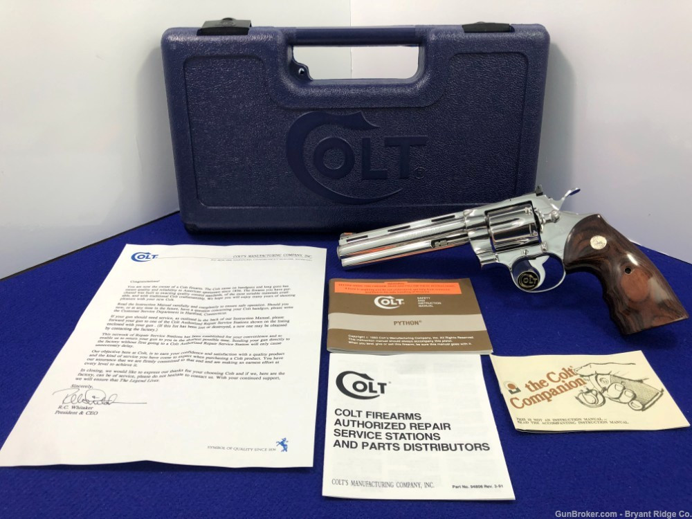 *SOLD* 1988 Colt Python .357 Mag *ABSOLUTELY BREATHTAKING BRIGHT ...