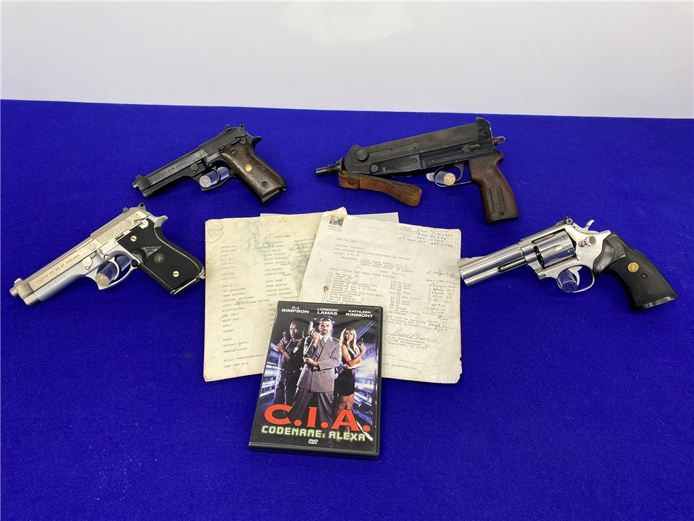 *SOLD* Rare 4 Gun Collection *PROPS IN THE 1992 ACTION FILM CIA ...
