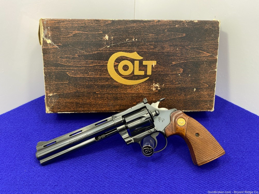 *SOLD* 1981 Colt Diamondback .38spl Royal Blue 6" *SUPER RARE 6" BARREL ...