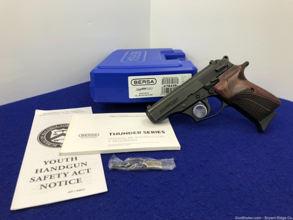 *SOLD* Bersa Thunder 380 .380ACP Matte Blue 3 1/2" *PERFECT FOR ...