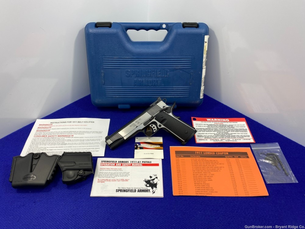 *SOLD* Springfield Armory 1911-A1 Loaded Target .45 ACP Two-Tone 5 ...