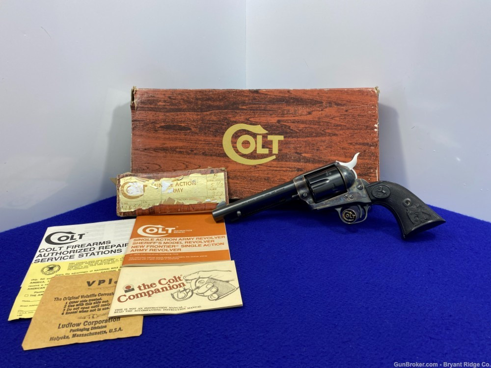 *SOLD* 1979 Colt Single Action Army .357 Blue/CCH 5 1/2" *ICONIC COLT ...