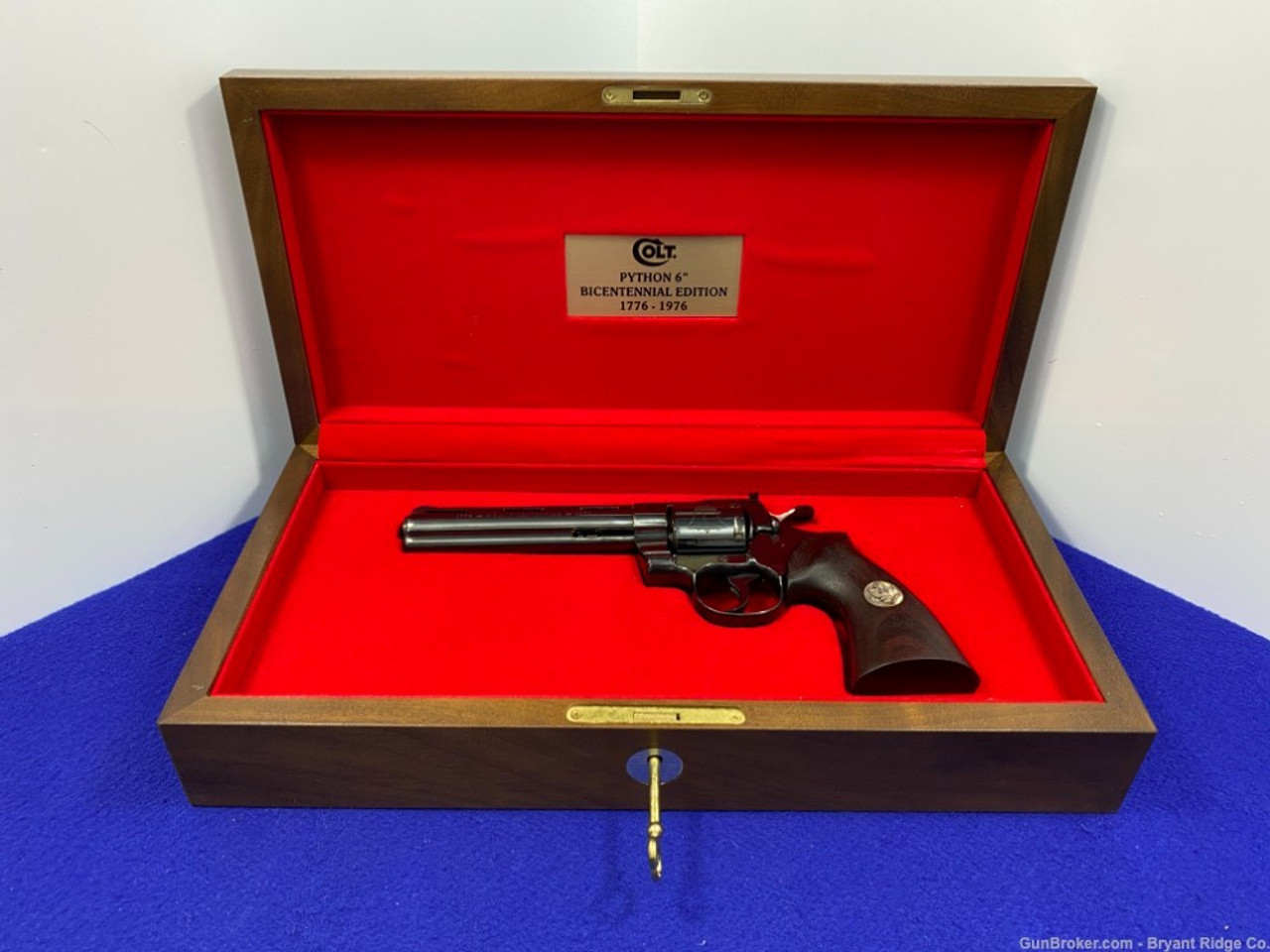 Sold Colt Python Rare Bicentennial Model Original Unfluted Cylinder