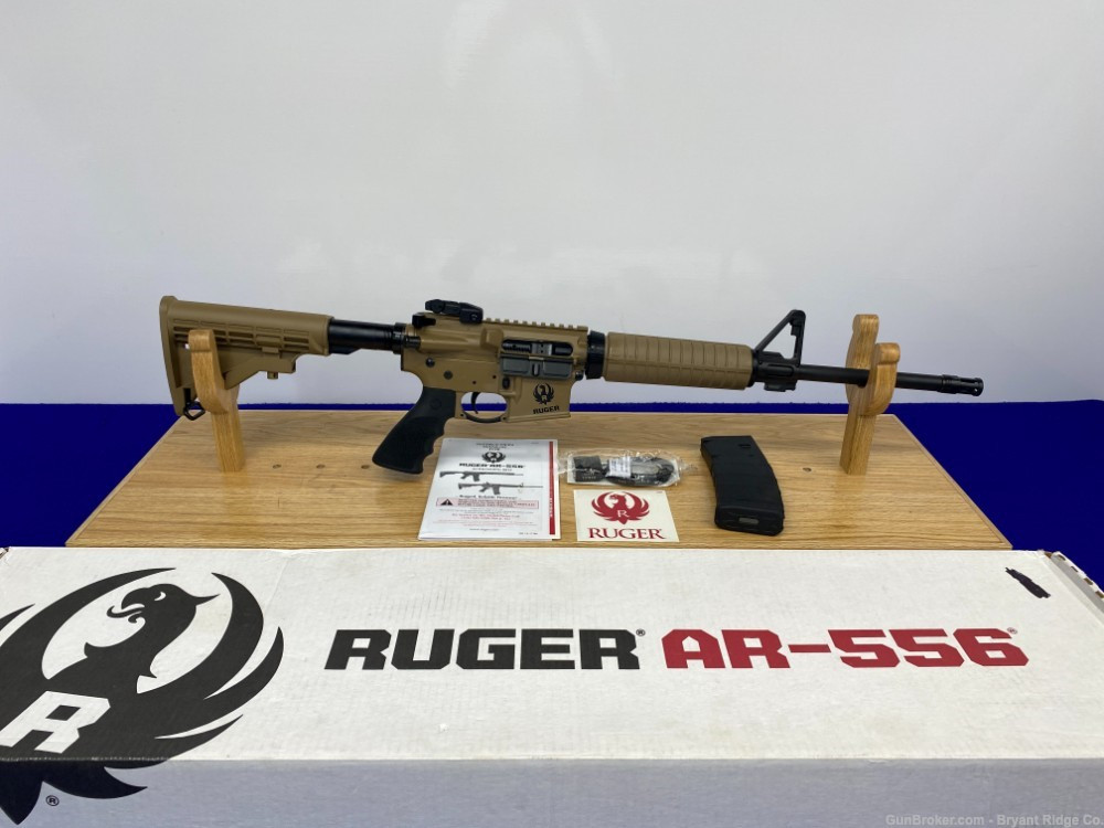 *SOLD* 2018 Ruger AR-556 5.56 NATO *DAVIDSON'S EXCLUSIVE DARK EARTH ...