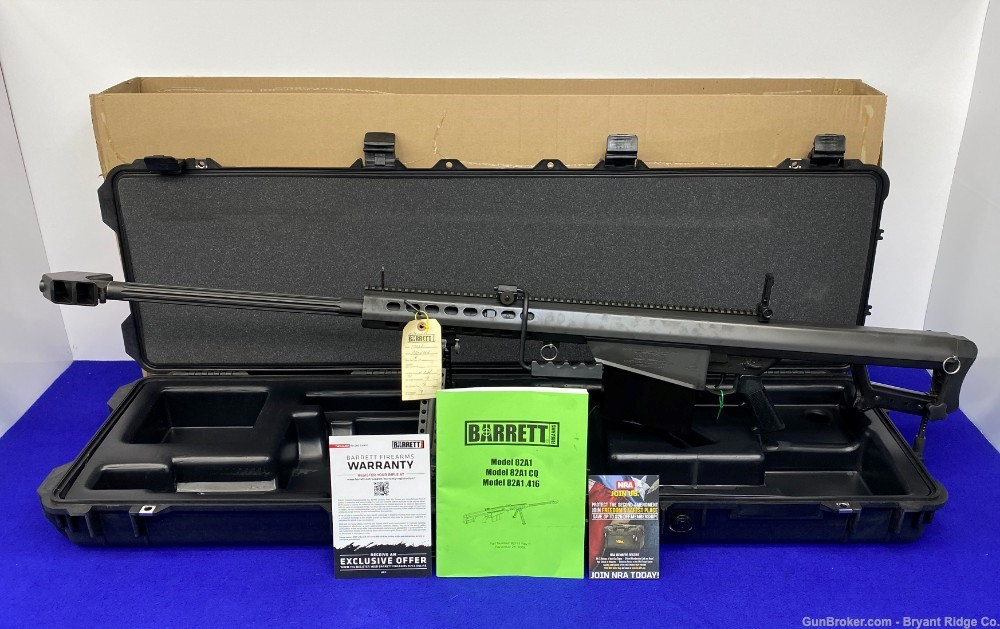 *SOLD* Barrett M82A1 .50 BMG Parkerized 29" *INCREDIBLE AMERICAN ICON ...