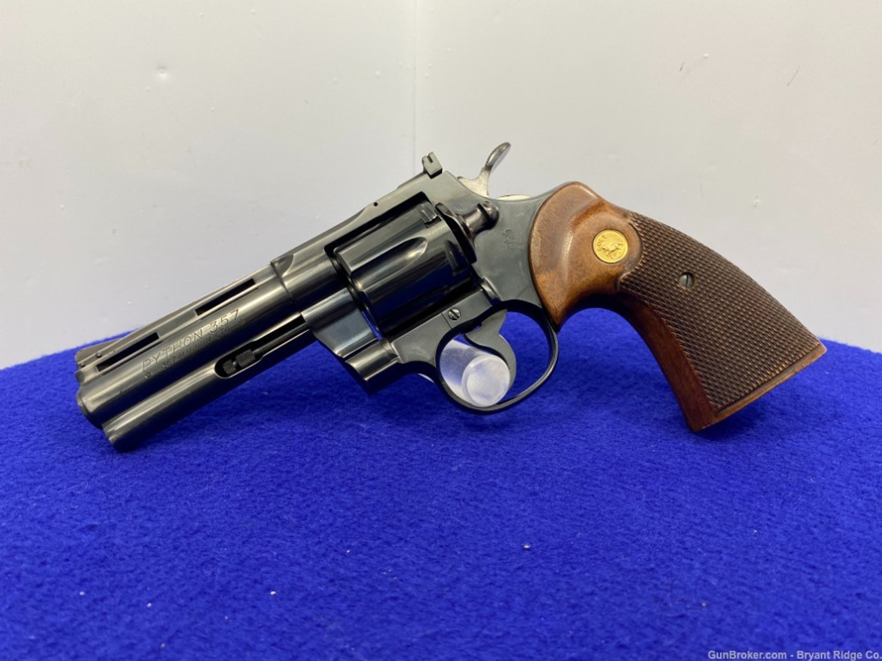 *SOLD* Colt Python .357 Mag Blue 4" -LEGENDARY SNAKE - Classic ...