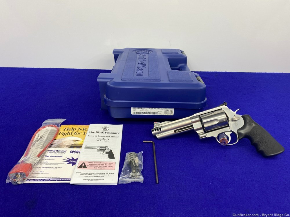 *SOLD* 2010 Smith Wesson 460XVR .460S&W Stainless 5" *EXTREME VELOCITY ...