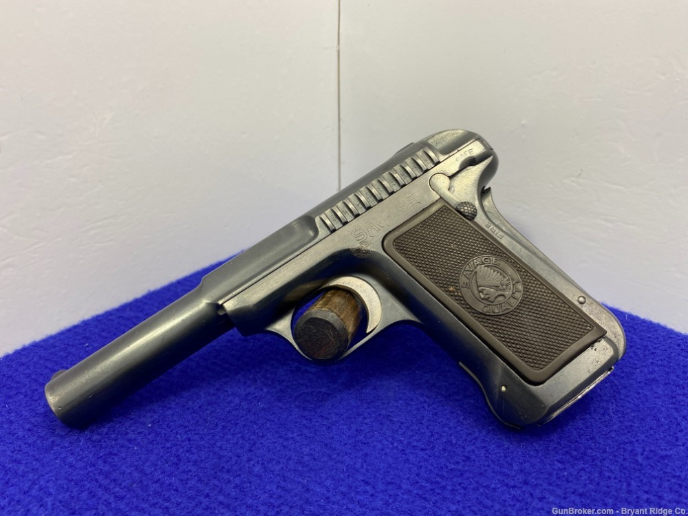 *SOLD* Savage Model 1907 .380 ACP Blue 4 1/4" *EXCELLENT SEMI-AUTOMATIC ...