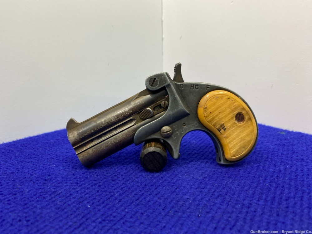 *SOLD* Excam Model TA-38 Derringer .38Spl Blue 3" *SINGLE ACTION ...