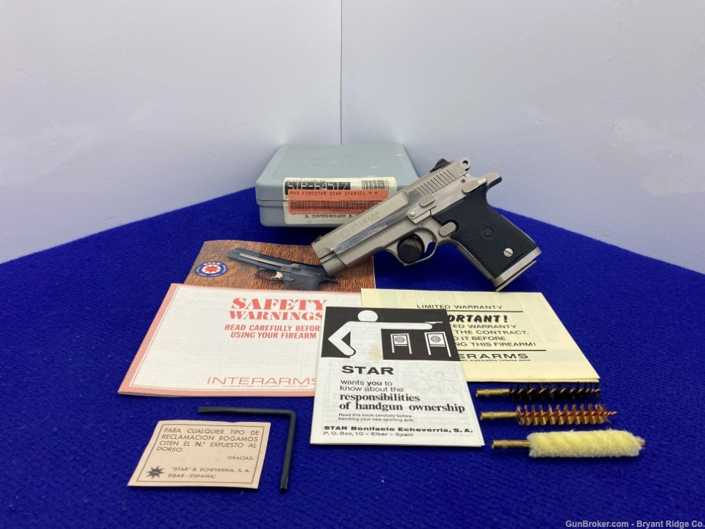 *SOLD* Star M43 Firestar 9mm Starvel *1991 GUNS & AMMO MAGAZINE GUN OF ...