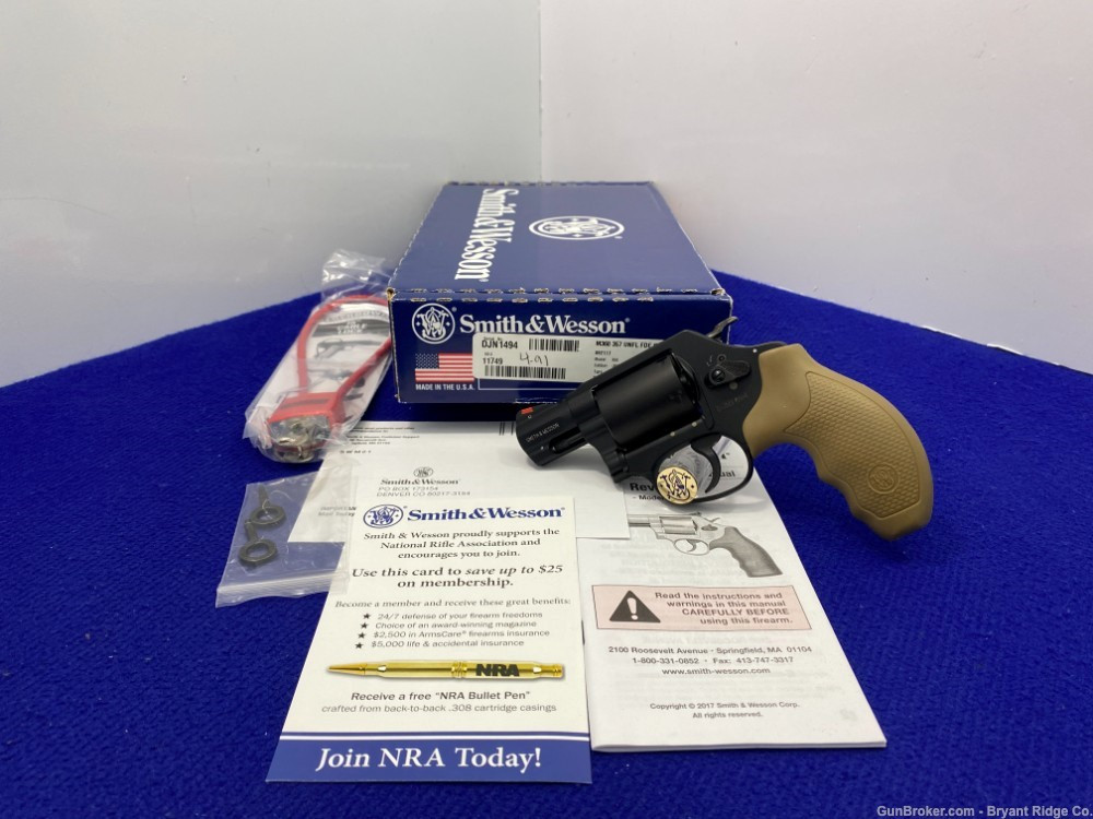 *SOLD* Smith & Wesson M360 .357 Mag Matte Black *POWERFUL S&W AIRWEIGHT ...