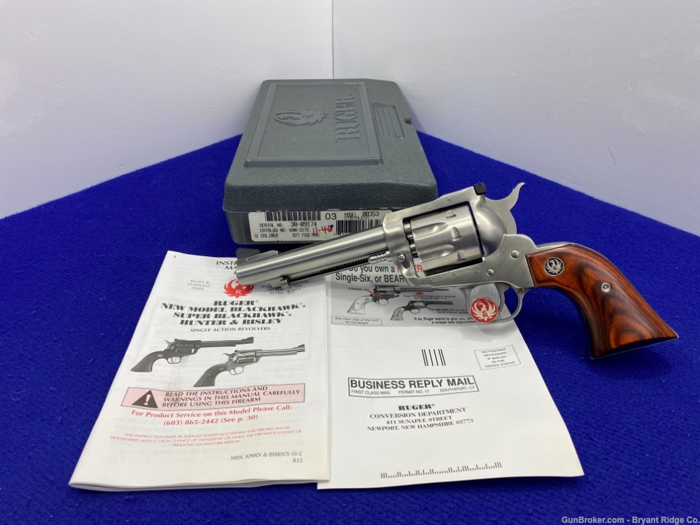 *SOLD* 2011 Ruger New Model Blackhawk .327 Fed Mag *LEGENDARY SA RUGER ...
