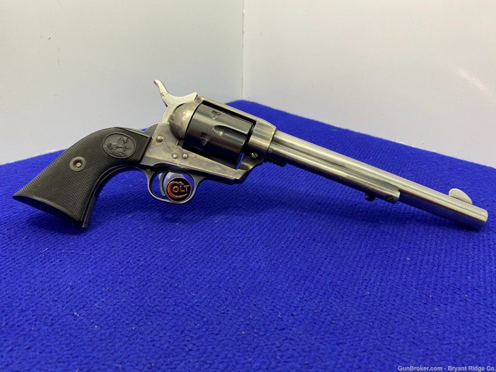 *SOLD* 1957 Colt Single Action Army .38Spl Blue 7 1/2" *SECOND ...