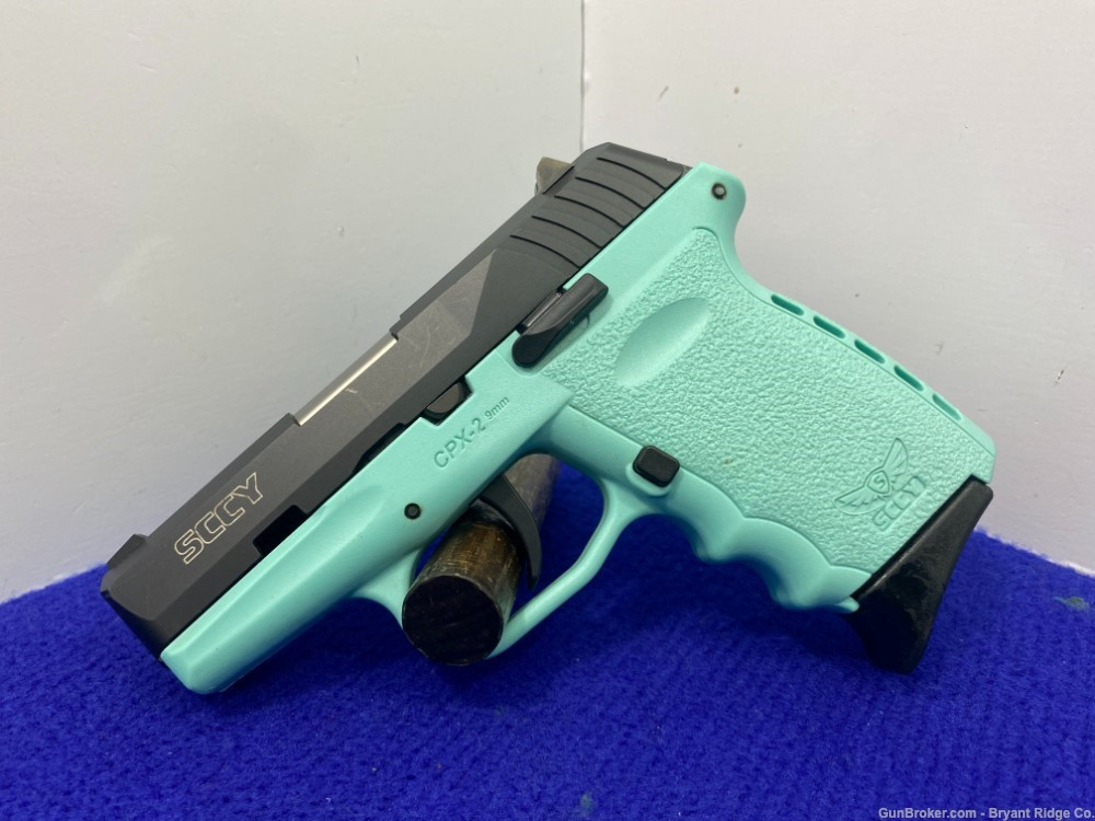 *SOLD* SCCY Industries CPX-2 9mm *GREAT "POCKET PISTOL" W/ROBIN EGG ...