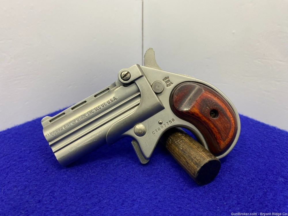 *SOLD* Cobra Enterprises CB38 .38 Spl Stainless 2.75" *DERRINGER BIG ...