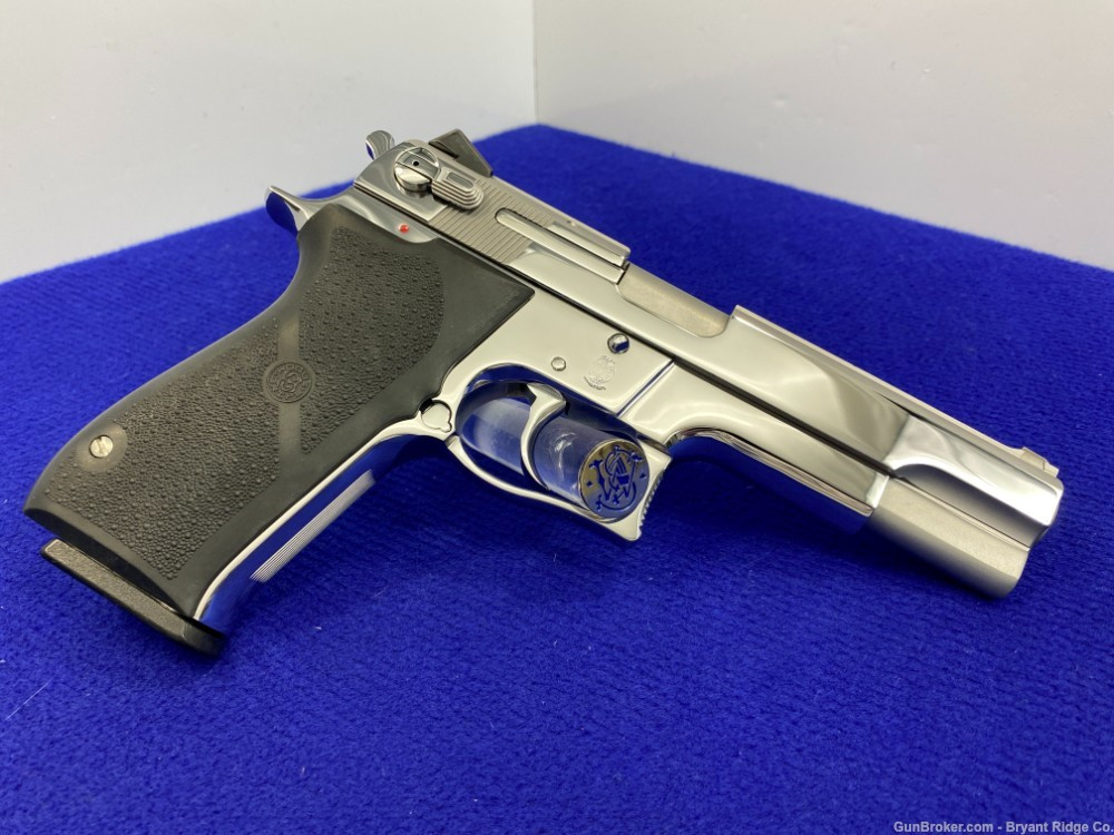 *SOLD* Smith Wesson 4506 .45 ACP 5" *GORGEOUS BRIGHT STAINLESS 3rd GEN ...
