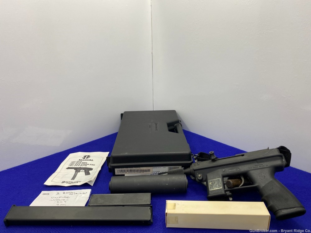 *SOLD* Intratec TEC-DC9 Mini 9mm Blk 5" *INCREDIBLE SEMI-AUTOMATIC HANDGUN*