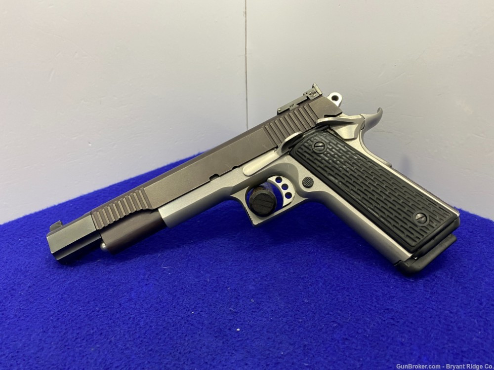 *SOLD* Caspian Arms 1911 .45 ACP Blue/Stainless *AWESOME CUSTOM MADE ...