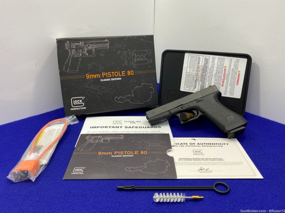 *SOLD* Glock P80 9x19 Black *HISTORICAL REPRODUCTION OF LEGENDARY GLOCK ...