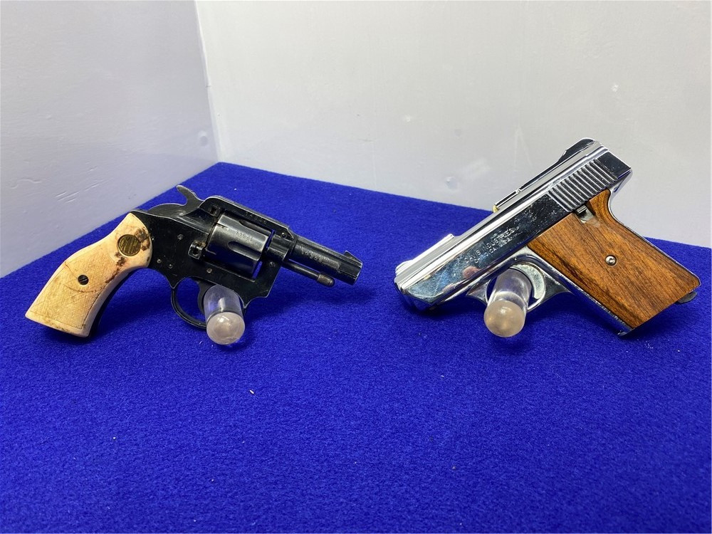 *SOLD* Davis Model P32 .32 Auto /Omega Model 220 .22LR *LOT OF TWO PISTOLS*