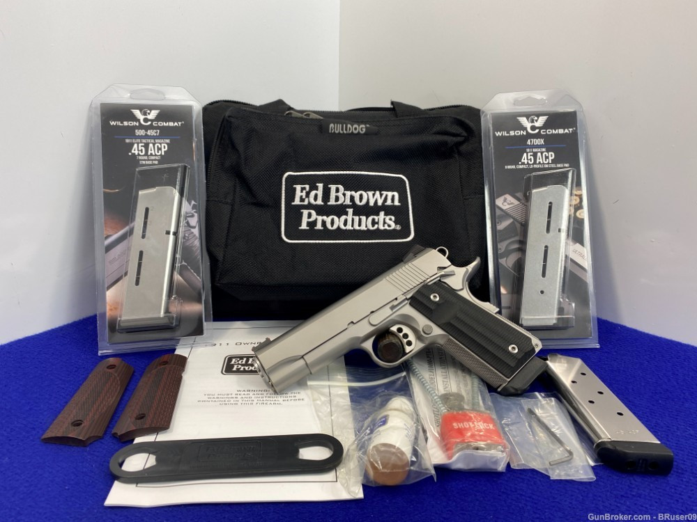 *SOLD* Ed Brown CCO .45ACP Stainless 4.25" *OFFICER FRAME W/COMMANDER ...