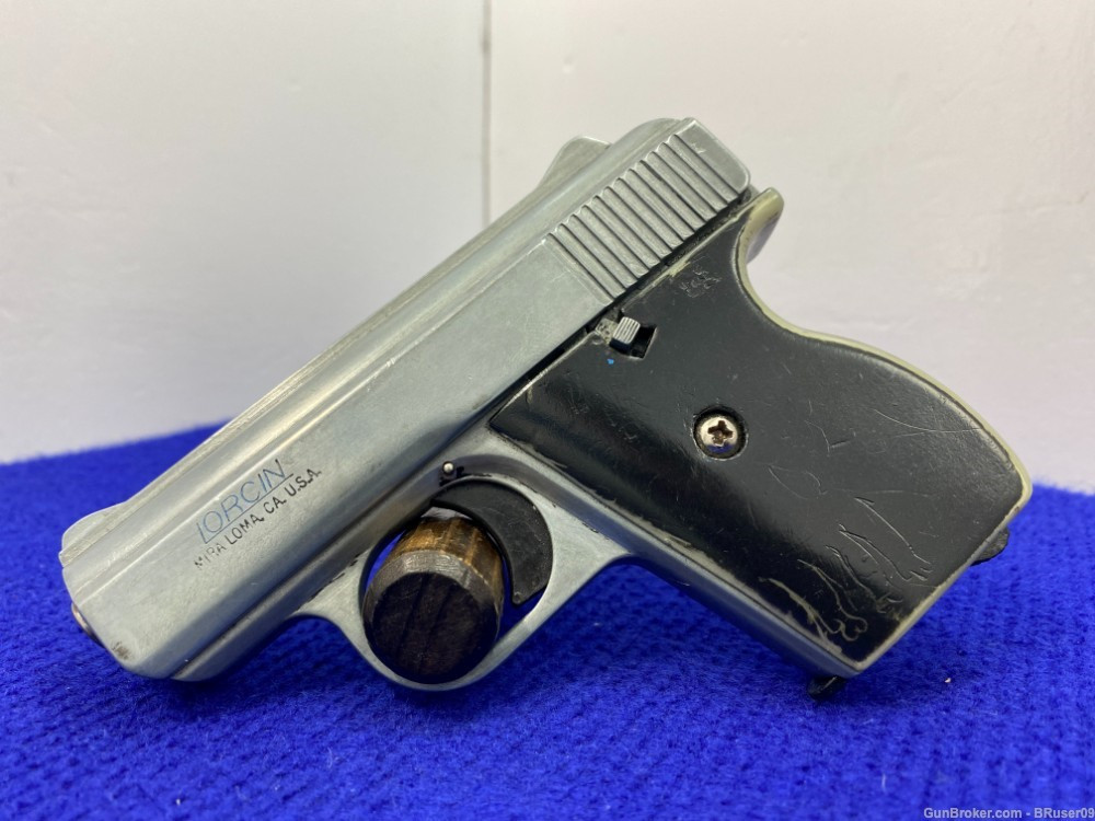 *SOLD* Lorcin L25 .25 ACP Chrome 2.4" *AMAZING SEMI-AUTOMATIC POCKET ...