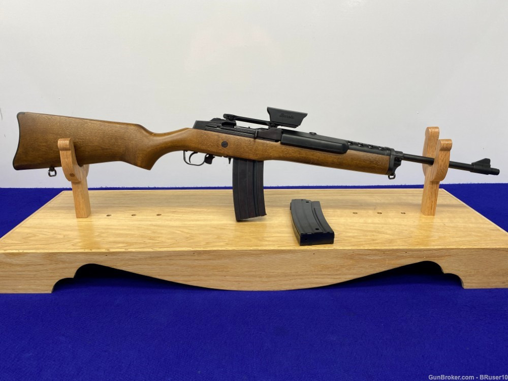 *SOLD* 1998 Ruger Mini-14 Ranch .223 Blue 18.5" *BURRIS FASTFIRE 3 RED ...