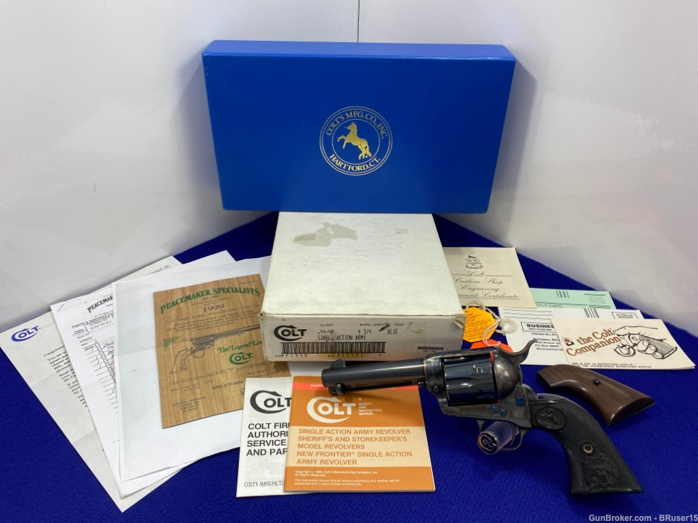*SOLD* 1993 Colt Single Action Army .44-40 *PEACEMAKER SPECIALIST ...