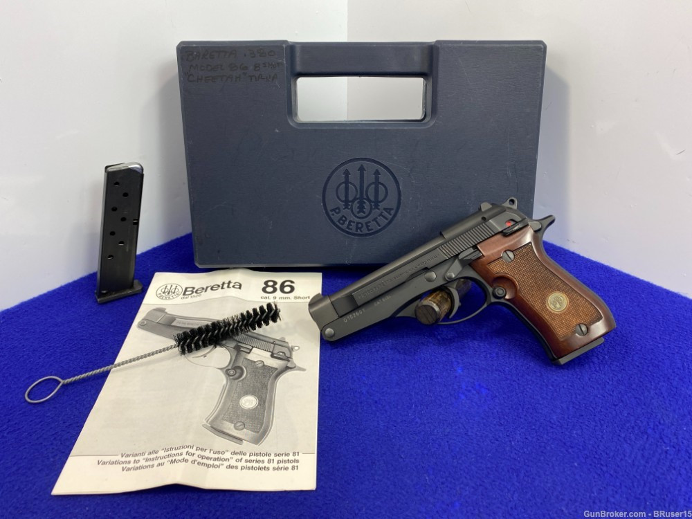 *SOLD* 1996 Beretta 86 Cheetah .380 ACP 4.4" *OUTSTANDING TIP-UP BARREL ...