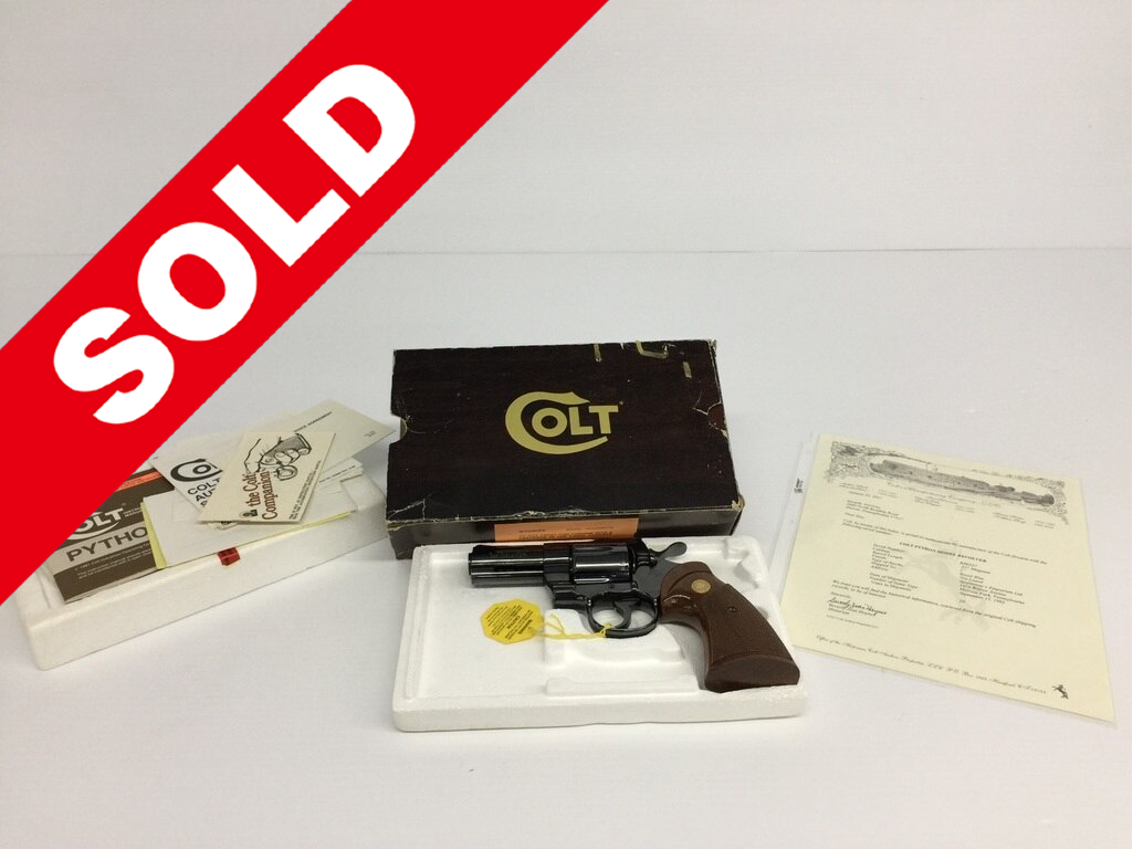 Colt Python 1982 3in Royal Blue - Bryant Ridge