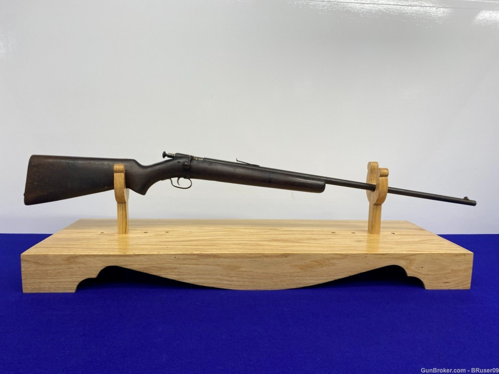 *SOLD* Winchester 67 .22 S, L, LR Blue 27" *AMAZING TAKEDOWN DESIGNED ...