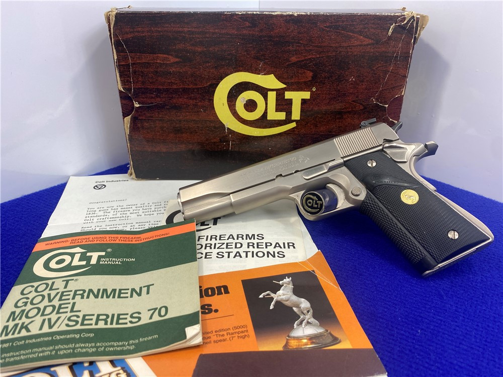 *SOLD* 1982 Colt Custom Shop Government Series 70 *DESIRABLE ...